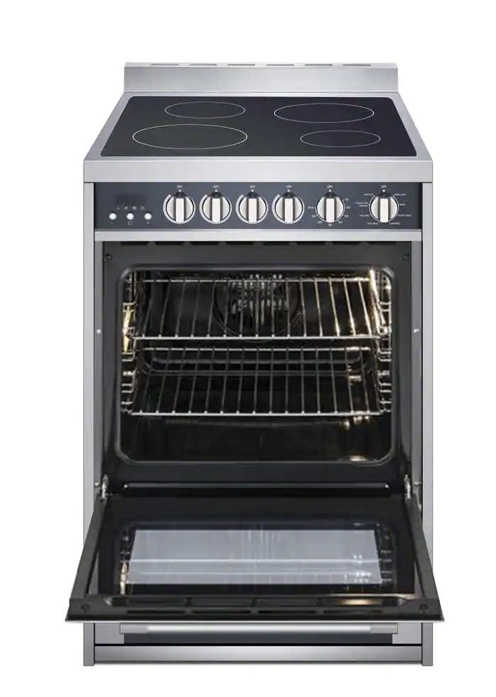 Magic Chef 24 in. 2.2 cu. ft. 4 Burner Element Electric Range with ...