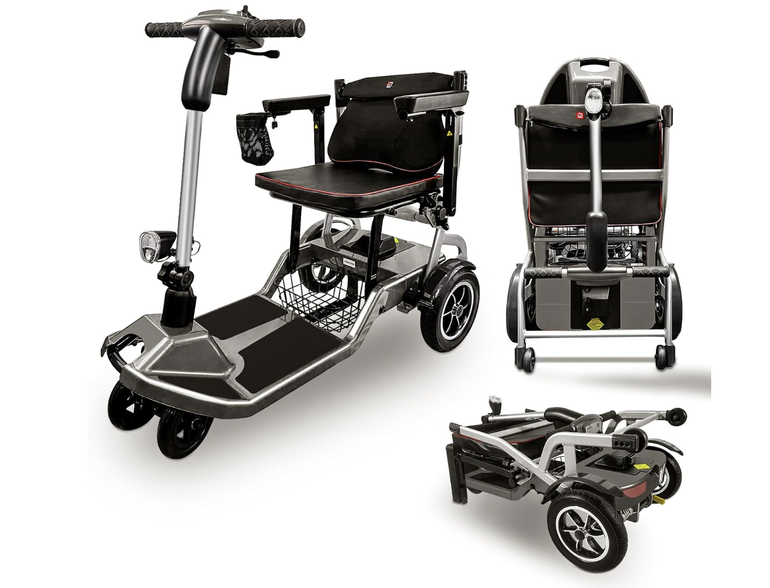 R3b-Mobility Scooters Electric Powered Folding 4 Wheel Mobility Scooter ...