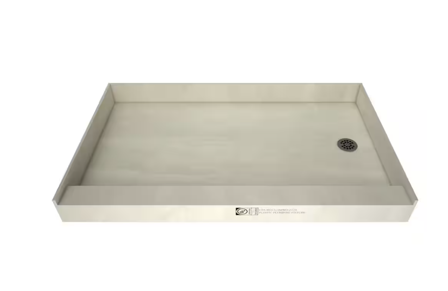 Redi Base 60 in. L x 30 in. W Alcove Single Threshold Shower Pan Base ...
