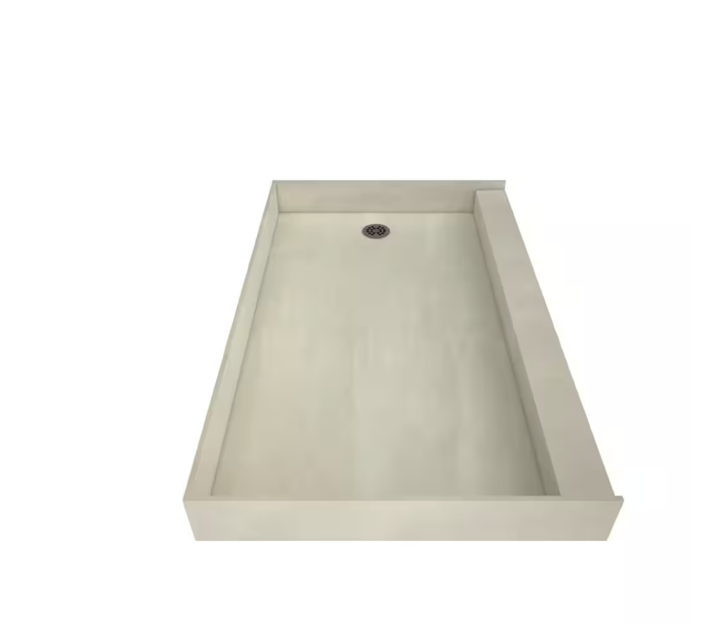 Redi Base 60 in. L x 30 in. W Alcove Single Threshold Shower Pan Base ...